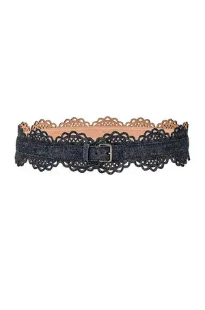 Alaïa Bustier Belt - Bleu Denim