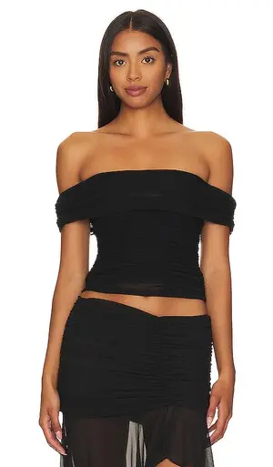 Majorelle Cara Top - Black