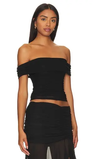Majorelle Cara Top - Black