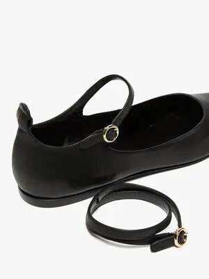 Max Mara Nappa Leather Ballet Flats