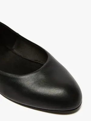 Max Mara Nappa Leather Ballet Flats