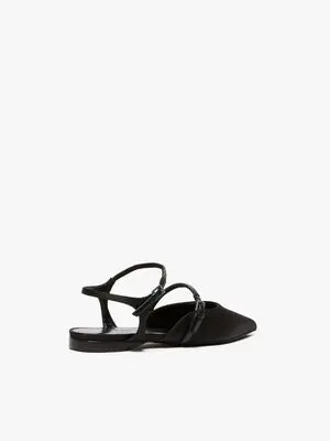 Max Mara Satin Ballet Flats