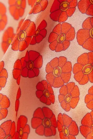 Stella McCartney Floral-print Silk-habotai Top