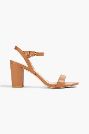 STUART WEITZMAN Dancer 75 Leather Sandals - Camel