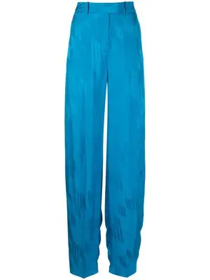 Attico Monogram Wide-leg Trousers