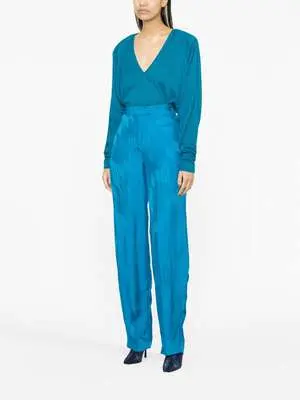 Attico Monogram Wide-leg Trousers