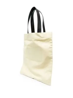 JIL SANDER Logo-print Shopper Tote Bag - Yellow