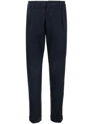 FAY Capri Pince Tailored Trousers - Blue