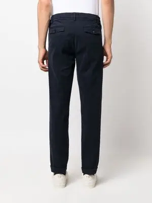 FAY Capri Pince Tailored Trousers - Blue