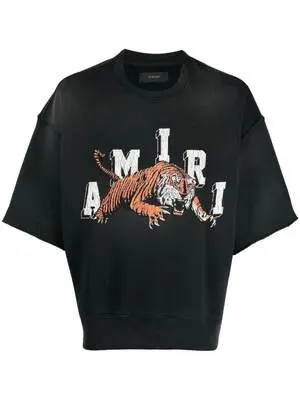 Amiri Tiger-print T-shirt - Black