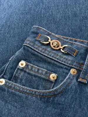 Versace Straight Leg Jeans - Blue