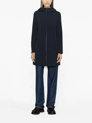 Woolrich Hooded Parka Coat - Blue