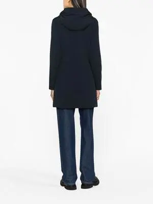 Woolrich Hooded Parka Coat - Blue