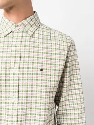 Tommy Hilfiger Gingham-pattern Cotton Shirt