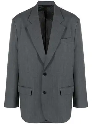 Acne Studios Single-breasted Blazer - Grey