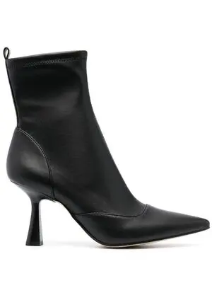 Michael Kors Clara 80mm Leather Ankle Boots