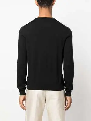 FAY Round-neck Virgin Wool Sweater