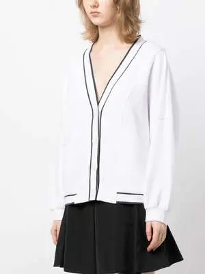 Varley Two-tone Striped Cardigan