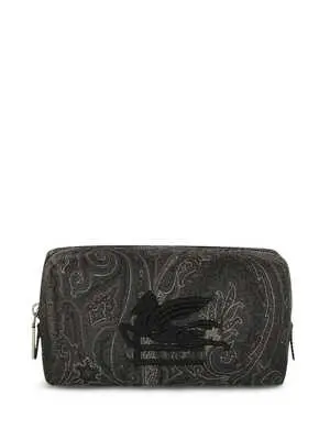 Etro Medium Paisley-print Beauty Case - Black