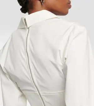 DION LEE Corset Cotton-blend Top