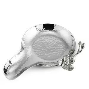 Michael Aram White Orchid Spoon Rest - Silver