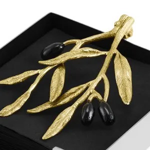 Michael Aram Olive Branch Cocktail Napkin Holder