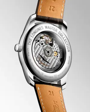 LONGINES Master Watch, 40mm - White/brown