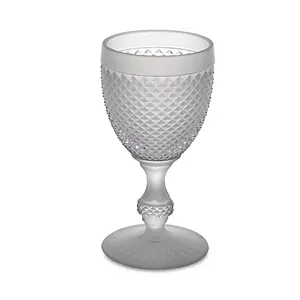 VISTA ALEGRE Bicos Frosted Goblet, Set Of 4 - Black