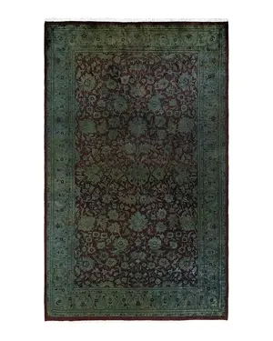 Bloomingdale'S Fine Vibrance M1328 Area Rug, 5'1 X 8'4 - Red