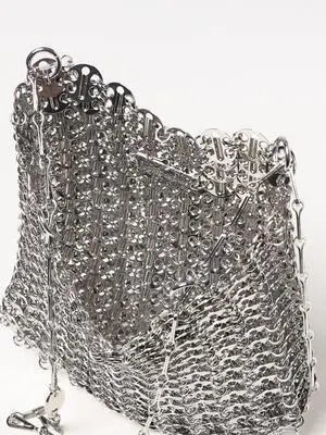 Rabanne Chainmail Mini Bag - Silver