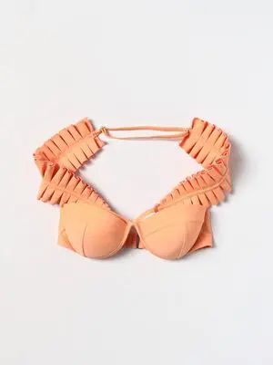ANDREA IYAMAH Ruffled Off-the-shoulder Bikini Top
