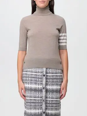 Thom Browne Thom Browne Ribbed Knit Sweater Dove Grey