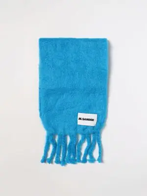 JIL SANDER Scarf Gnawed Blue