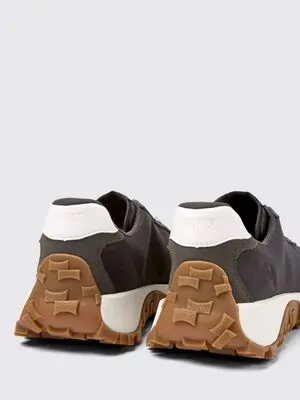Camper Drift Trail Vibram Sneakers In Leather And Recycled Polyester - Black