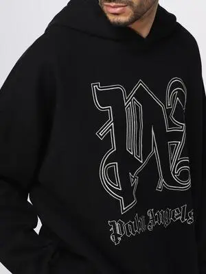 Palm Angels Cotton Sweatshirt - Black