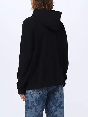 Palm Angels Cotton Sweatshirt - Black