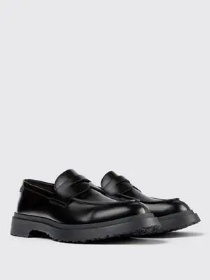 Camper Walden Leather Moccasins - Black