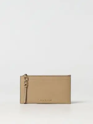 Michael Kors Empire Credit Card Holder In Leather Camel