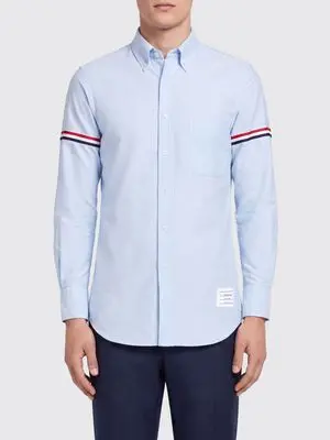 Thom Browne Long-sleeved Cotton Button-down Shirt