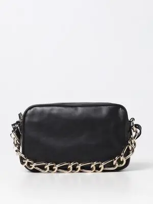 Red Valentino Mini Bag With Gold Tone Chain Strap - Black