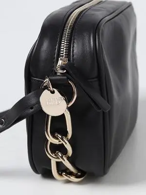 Red Valentino Mini Bag With Gold Tone Chain Strap - Black