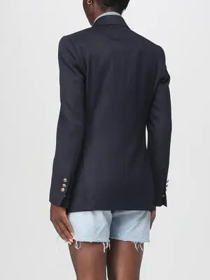 GOLDEN GOOSE Wool Blend Blazer - Blue