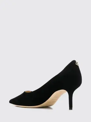 JIMMY CHOO Suede Pointed Toe Pumps - Black