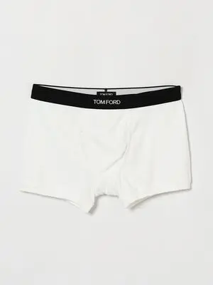 TOM FORD Stretch-cotton Boxer Briefs With Logo Waistband - White
