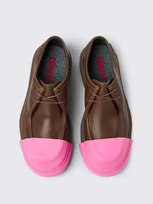 Camper Junction Leather Lace-up Oxfords - Brown
