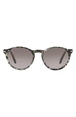 Persol 50mm Polarized Gradient Phantos Sunglasses - Grey Tort
