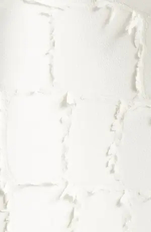 DION LEE Snakeskin Etched Lambskin Leather Jacket
