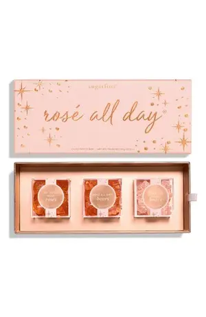 SUGARFINA Rosé All Day® 3-piece Candy Bento Box - No Color