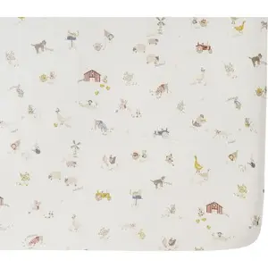 PEHR Organic Cotton Crib Sheet - On The Farm