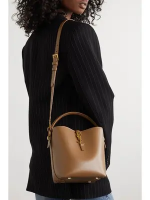 Saint Laurent Le 37 Small Bucket Bag - Brown